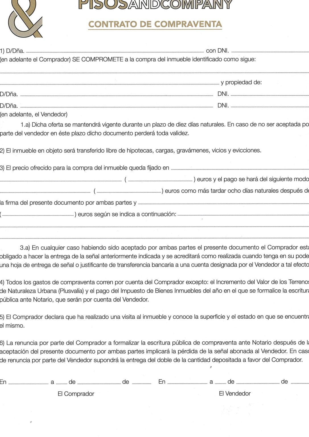 Cómo Hacer Un Contrato De Arras Entre Particulares Paso A Paso
